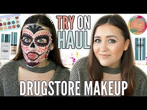 SPRING 2018 DRUGSTORE MAKEUP TRY ON HAUL