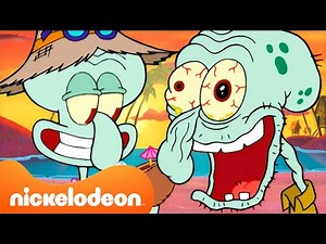 SpongeBob | I grandi successi di Squiddi 🎷 | 1 ora di episodi top | Nickelodeon Italia