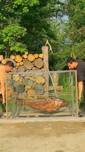 14K views · 243 reactions | Giant Fish Cooked in Tandoor – A Method You’ve Never Seen! | Outdoor Cooking | Facebook