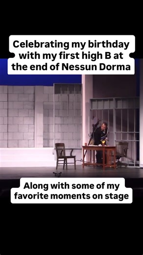 Nessun Dorma has been one of my top requests since I started showing off my extreme high notes. I’ve been working at getting a good recording of the ending for a minute and the high B4 (ti) was a huge challenge. Vinceró means “I will win” which applies perfectly to the coat rack I definitely wasn’t supposed to get stuck on in a live performance. I’m not a tenor, but I love to sing and choose to not limit myself. I won’t be performing this aria any time soon, but it’s fun to experiment. I’m conce
