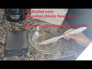 How to make MMS (Jim Humble - Miracle Mineral Solution) 2026