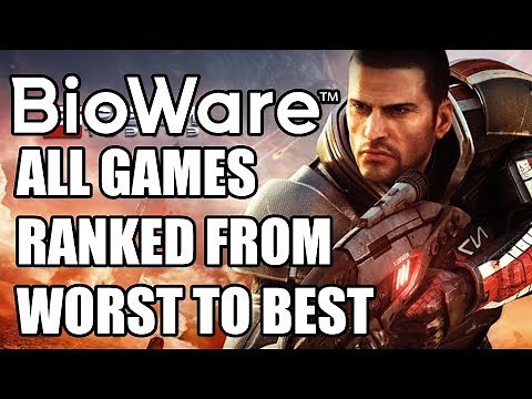 All Bioware Games Ranked From Worst To Best