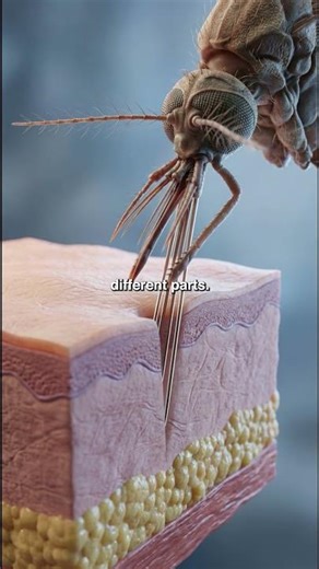How A Mosquito Actually Bites You 🦟