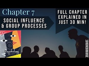 Chapter 7 | Social Influence And Group Processes | Psychology Class 12 | Full chapter notes in PPT