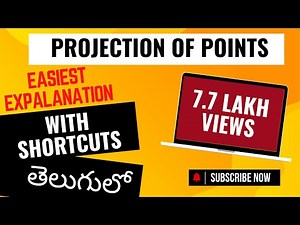 Projection of Points| Engineering Drawing| Part-1| by Subhodaya| Video-1