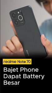 25K views · 551 reactions | realme Note 70 ⚡ Dengan bateri besar 6300mAh  Dark room nak gaming, play lagu nonstop or buka torch lama-lama pun steady je. No worries, power sentiasa ada!  #realmeMY #Note70 #CasSekaliTahanDuaHari | realme | Facebook