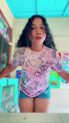 Stylish Curly Hair Looks with Colorful Background