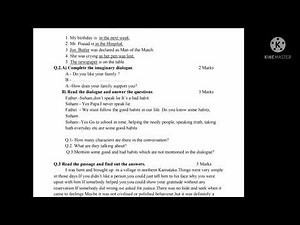 10th Bridge course English pre- test-1 bridge 2022-23. #saurabhjadhavev