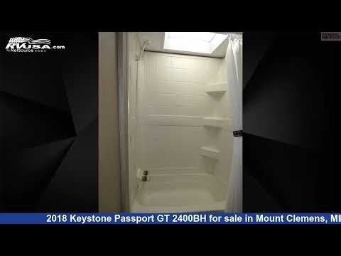 Eye-catching 2018 Keystone Passport GT Travel Trailer RV For Sale in Mount Clemens, MI | RVUSA.com
