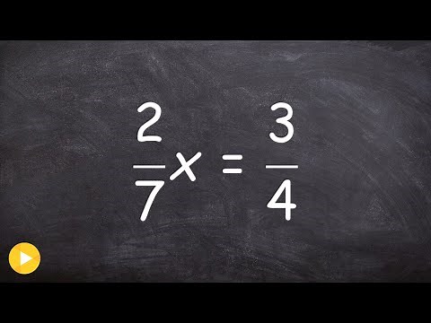 How to solve a one step equation by multiplying by the reciprocal