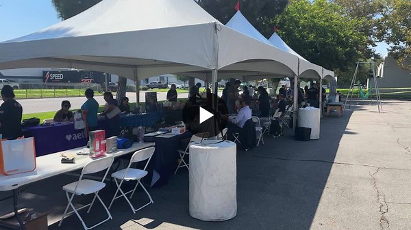 This walk-through shows how a natural health and wellness fair was configured in a company parking lot in Anaheim. The video documents the event layout as it functioned during the day — vendor… | Interact Event Productions