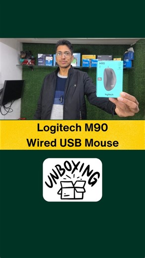 Logitech M90 Wired USB Mouse Unboxing | Budget Office Mouse Review 🔥 Logitech M90 is a simple, reliable wired USB optical mouse ideal for everyday use on desktops and laptops. It features 1000 DPI optical tracking for smooth and accurate cursor control, an ambidextrous design that’s comfortable for both right- and left-handed users, and a plug-and-play USB connection with no software needed—just plug it in and start working. It also includes a scroll wheel and 3 buttons for essential navigation