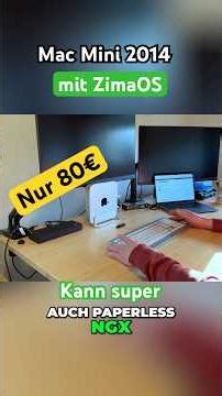 Mac Mini 2014 als idealer, günstiger Paperless NGX Server #paperless #paperlessoffice