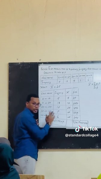 STATISTICS Example 4.2 waxaa la bilaabi doonaa course cusub oo SCIENTIFIC SUBJECTS kala xiriir: 0615257175 ama 0618301348#fypage #foryou #somalitiktok #standardcollege4