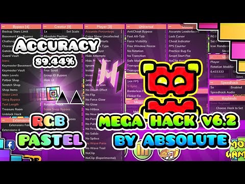 Compré el Mega Hack v6.2 Pro 😱😨😰 ¿Vale la Pena? NoClip Accuracy & más | Geometry Dash [2.11]