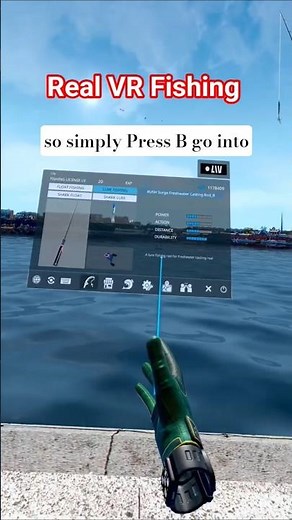 Real VR Fishing // How to turn off line colour
