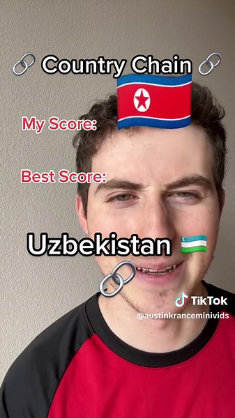 Making a country chain with 2 random countries #flags #geography #geographychallenge #worldgeography #countriesoftheworld