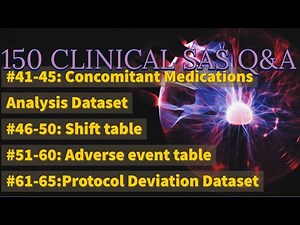 150 Clinical SAS Interview Q&A, 41 to 65 Q&A