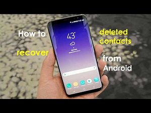 How to Recover Deleted Contacts from Android Phone Memory