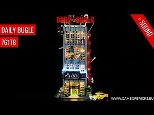 LED Light Kit for LEGO Daily Bugle 76178 Light Kit (Sound Version)