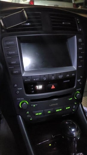 2007 Lexus Is250 issue with navigation and climate control. #lexus # lexusnavigation