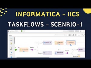 ✅ Informatica IICS Taskflow Scenario -1 ✅ IICS Interview questions and answers 🔥