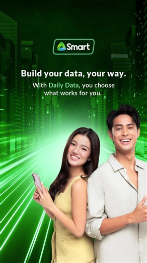 214K views · 14 reactions | Long weekend loading?  Choose how much data you need and when it expires because real control means staying connected your way. With Smart Daily Data, you can choose what fits your plans and stay connected while you unwind. Load Daily Data now: https://smrt.ph/DailyDataOLS  | Smart Communications, Inc. | Facebook