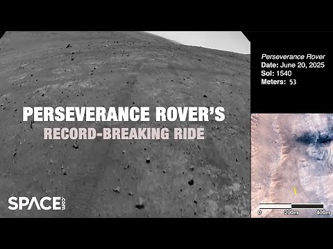 Take a record-breaking ride on Mars with NASA's Perseverance rover