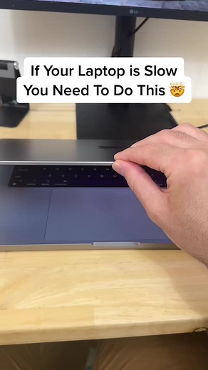 If your laptop or macbook is slow, i’m gonna show you how to make it much faster 💻 #macbooktricks #lifetips #computertips #learnontiktok