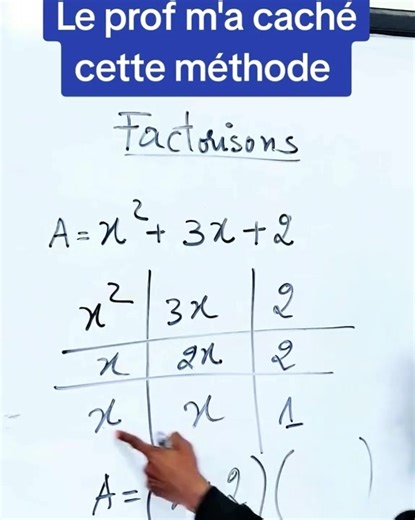 Factorisation d’une équation du second degré #mulediafrica #soutienscolaire #mathématique | Muledi Africa