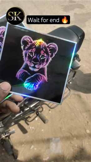 Chotu Lion Simba sticker splendor bike modified shoker sticker new #sk #radium #stiker #modified