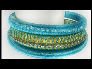 Silk thread bangles | Silk thread bangles making | Silk thread bangle | ‪@SuhithCreations‬