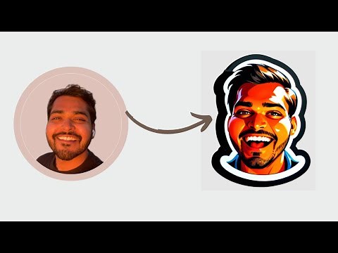 Turn photo into cartoon stickers in seconds for free | StickerBaker Review & Tutorial