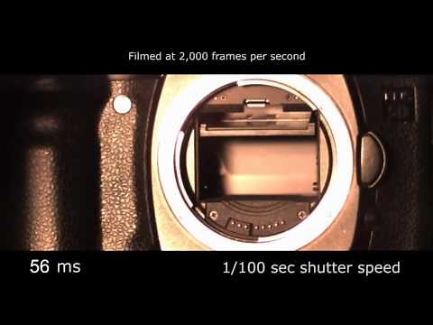 Slow motion camera shutter - Canon 5D 2,000 fps