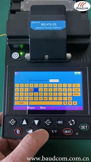 how to restore BD-FS-35 fiber fusion splicer factory settings