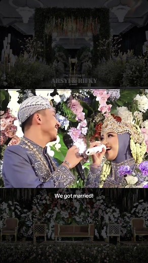 Kisah Pernikahan Arsy dan Rifki yang Mengharukan