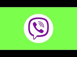 Viber Icon - Logo Animated | Green Screen | Free Download | 4K 60 FPS!