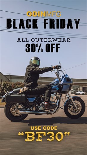 Get 30% OFF Sitewide for Black Friday, including all Outerwear, with promo code: BF30 Our best deal of the year on Rain gear, Men’s & Women’s Bomber jackets, Duck Canvas Shop Jackets and Mororcycle Vests is on now. Get geared up, while supplies last! #odinmfg #odinapex #odinbomberjacket #odinshopjacket #odinvest #motorcycles #odingloves #thegloveswiththemagnets #motorcyclegloves #gloves #motorcycle #seekridedestroy #forridersbyriders #blackfridaysale #blackfriday | ODIN MFG