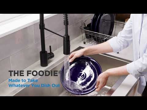 The Foodie® Pre-Rinse Faucet Brings Professional Style to The Home