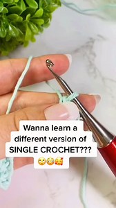 Different version of a SC 🧶 Full tutorial here -> https://www.nickishomemadecrafts.com/extended-single-crochet/ . . . . #crochet #crochetbeginner #learntocrochet #crochetersoftiktok #crochettipsandtricks #crochettipoftheday #crochettutorial | Crochet Patterns & Tutorials by Nicki's Homemade Crafts