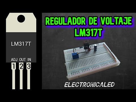 LM317T voltage regulator. Connection and operation.
