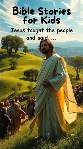 Happy Are You! Jesus’ Sermon on the Mount: Bible Stories for Kids #biblestoriesforkids #bibleforkids
