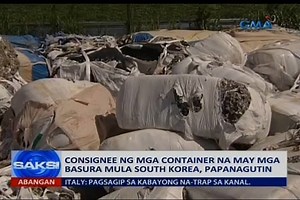 WATCH: Tone-toneladang basura mula South Korea na may halong hazardous waste, pinangangambahang magdulot ng sakit. Saksi si Jun Veneracion. Sa mga Kapuso abroad, tumutok o mag-subscribe sa GMA Pinoy TV, GMA Life TV, at GMA News TV International para sa iba pang mga balita. | GMA News