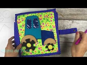 como hacer un libro de fieltro - Moldes para libro de tela - curso Quiet book gratis -quiet book - 3