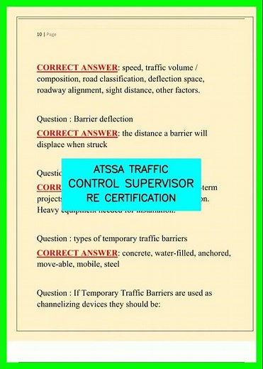 ATSSA TRAFFIC CONTROL SUPERVISOR RE CERTIFICATION video