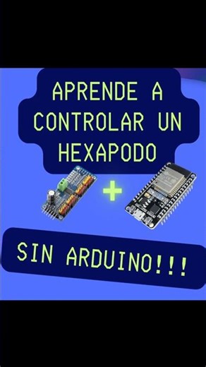 ¡CONTROLA un robot Hexapodo SIN ARDUINO!!! (Usando ESP32) #shorts #esp32 #arduino #robot