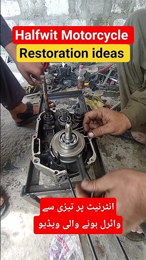 HALFWIT ENGINE REPAIR: Restoration of a Classic 125cc Motorcycle Engine!