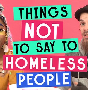 Stop pretending you don't see homeless people. | BBC Three