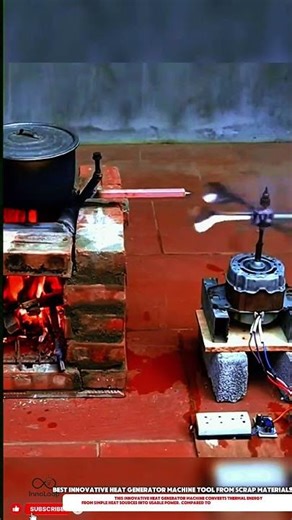 Best Innovative Heat Generator Machine Tool from Scrap Materials