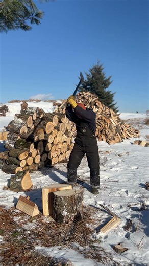 Splitting Maple Round with a Council Tools FE6! #firewood